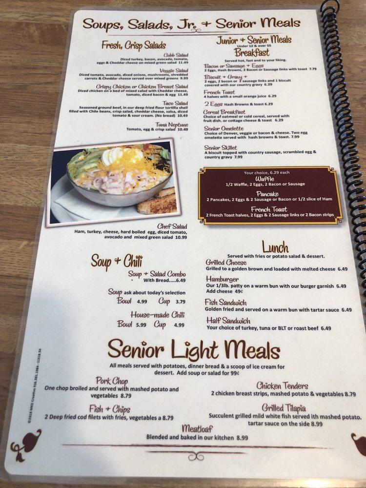 Menu at Pancake Palace restaurant, North Highlands, Watt Ave
