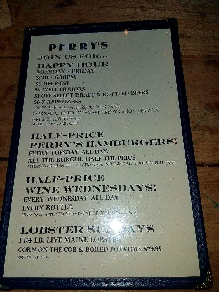 Menu at Perry's on Magnolia pub & bar, Larkspur
