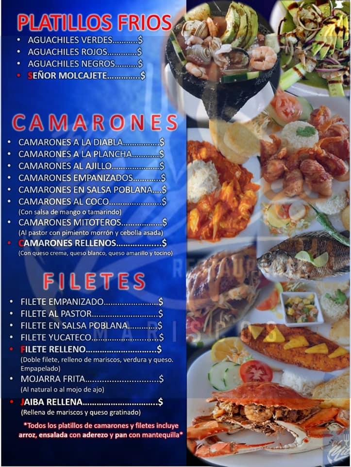 Carta del restaurante El Mitote, Fresnillo