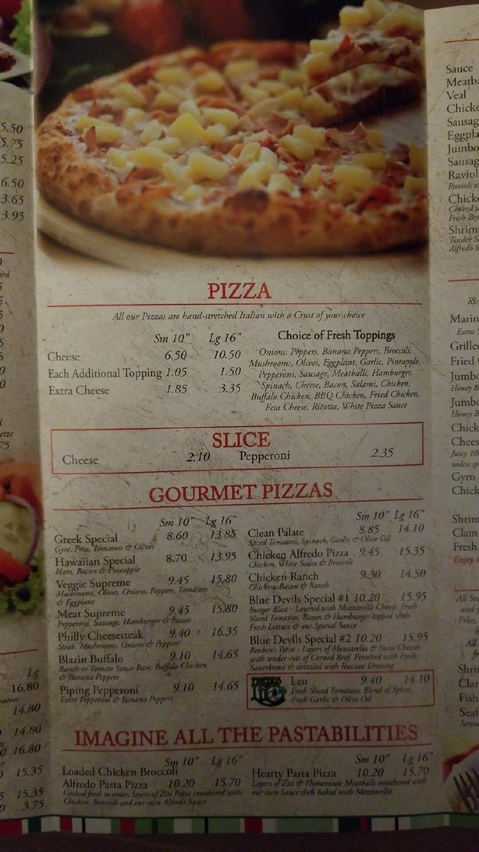 Menu at Randolph Cafe, Randolph