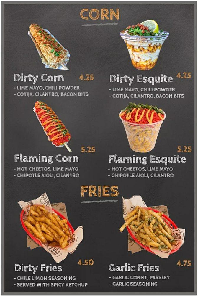Menu at Dirt Dog Downey restaurant, Downey
