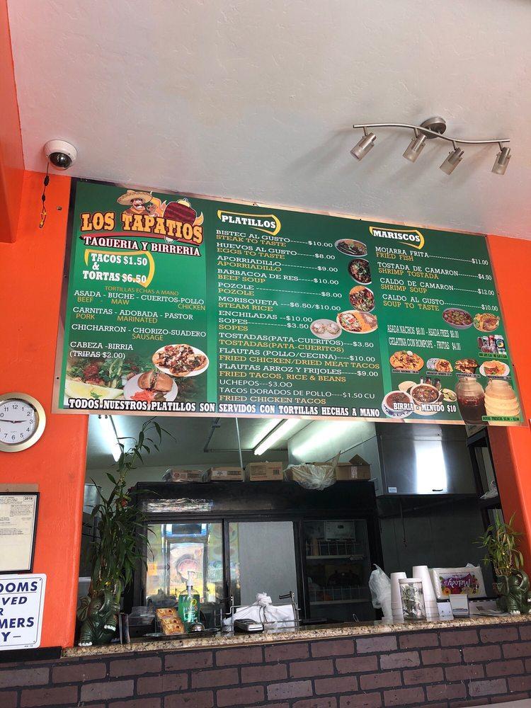 Menu at Birrieria y Taqueria Los tapatios restaurant, Fresno