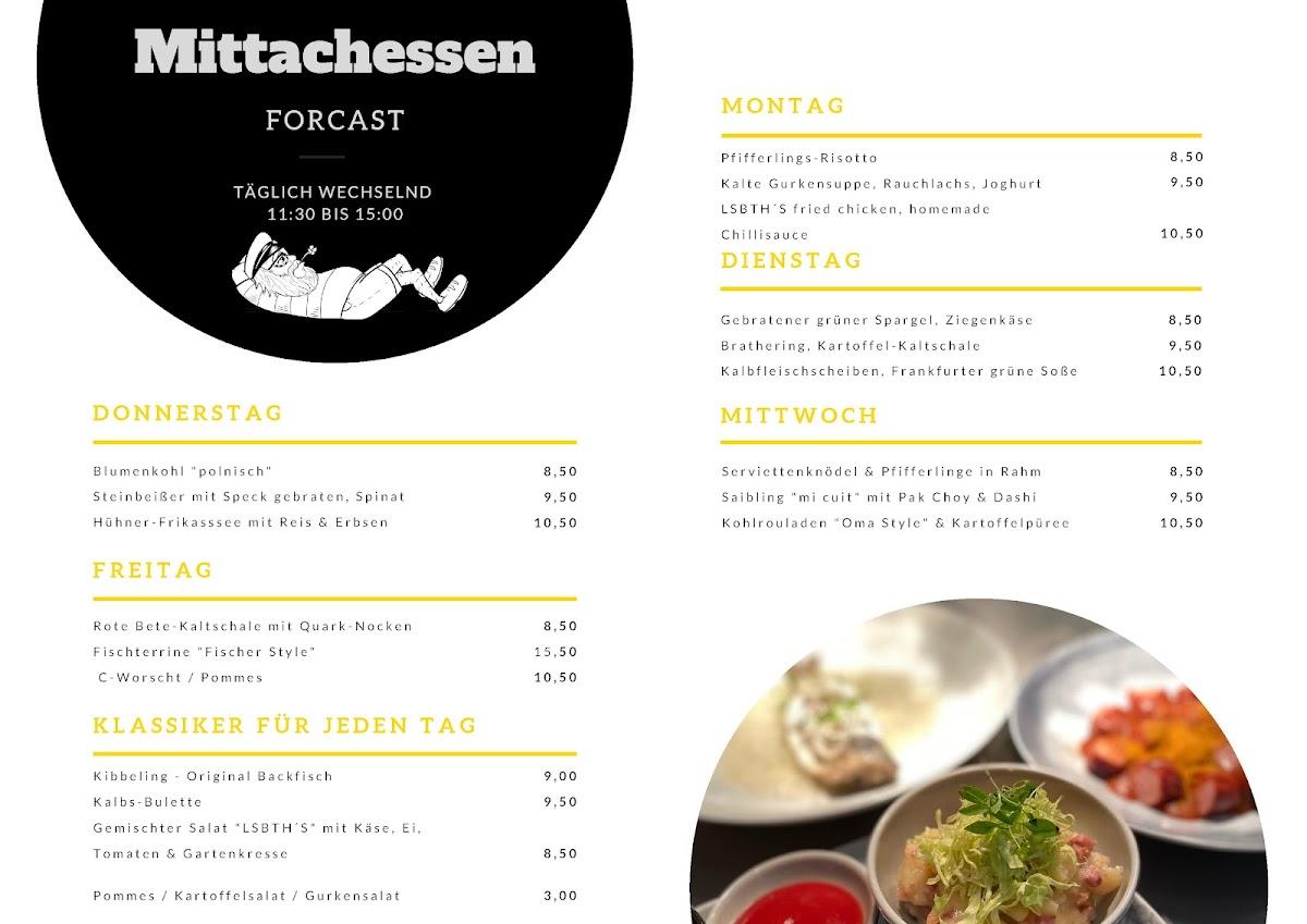 Speisekarte von Cantine Papa Lisbeth restaurant, Hamburg