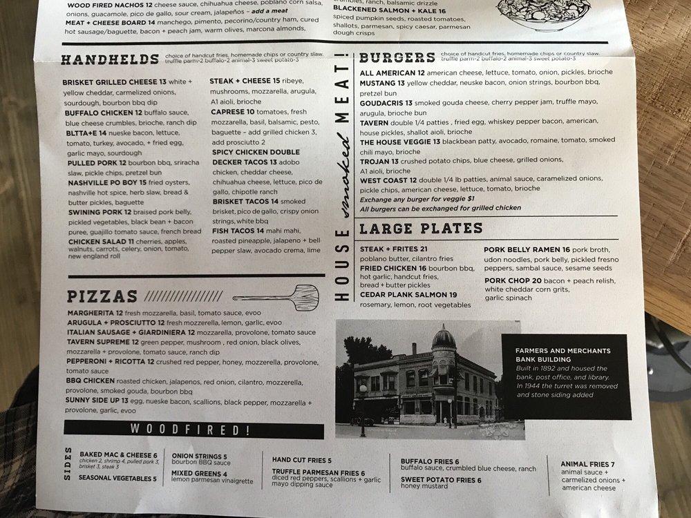 Menu at Pierce Tavern BBQ, Downers Grove