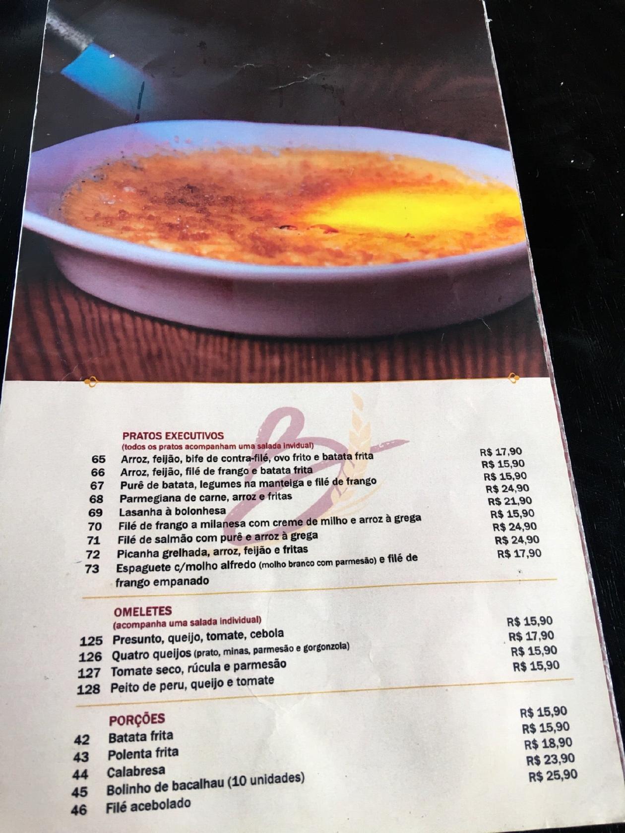 Menu em Beatrice Boulangerie café, Jundiaí, R. Eduardo Tomanik