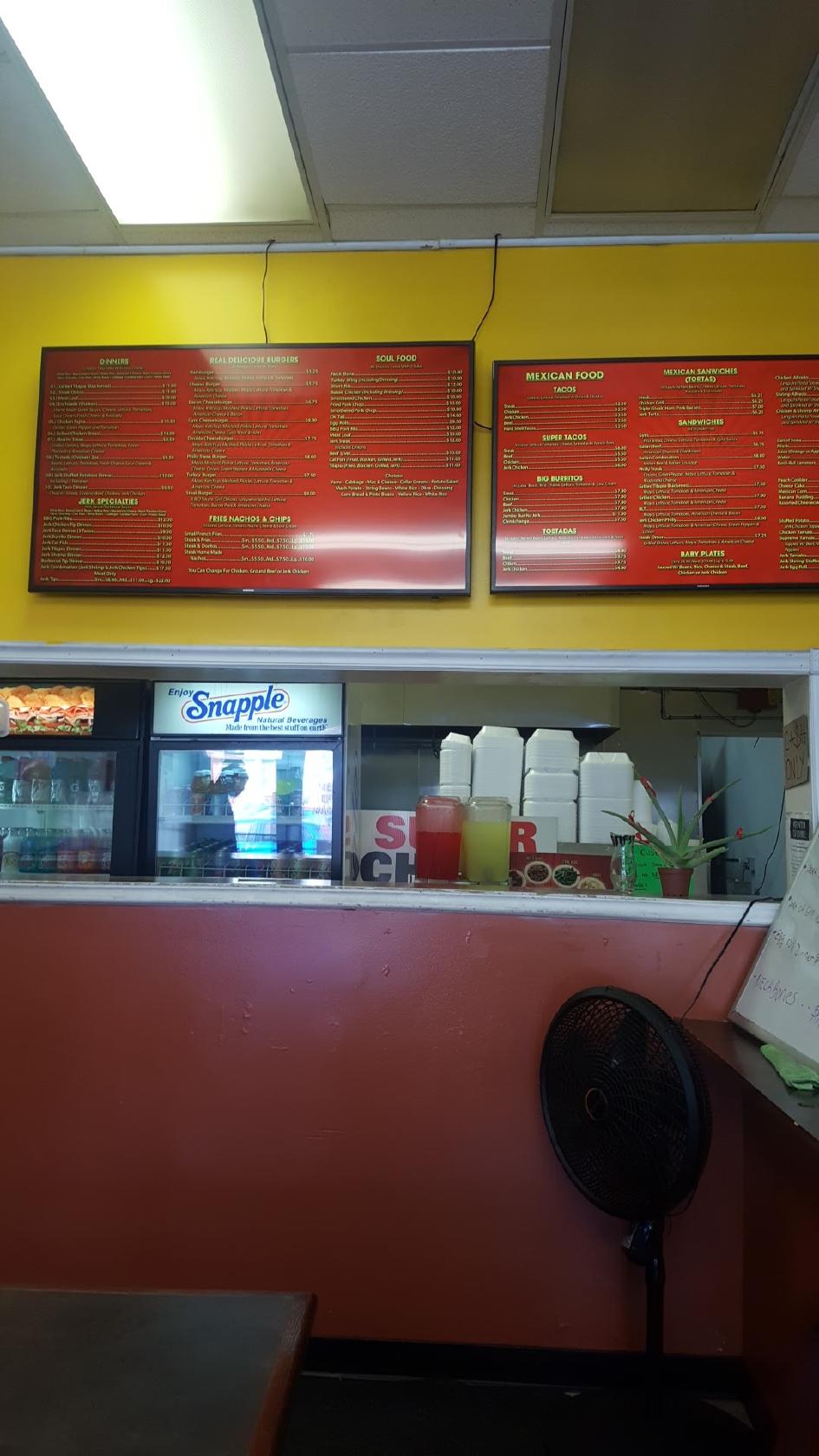 Menu at Mini chi-chi restaurant, Chicago