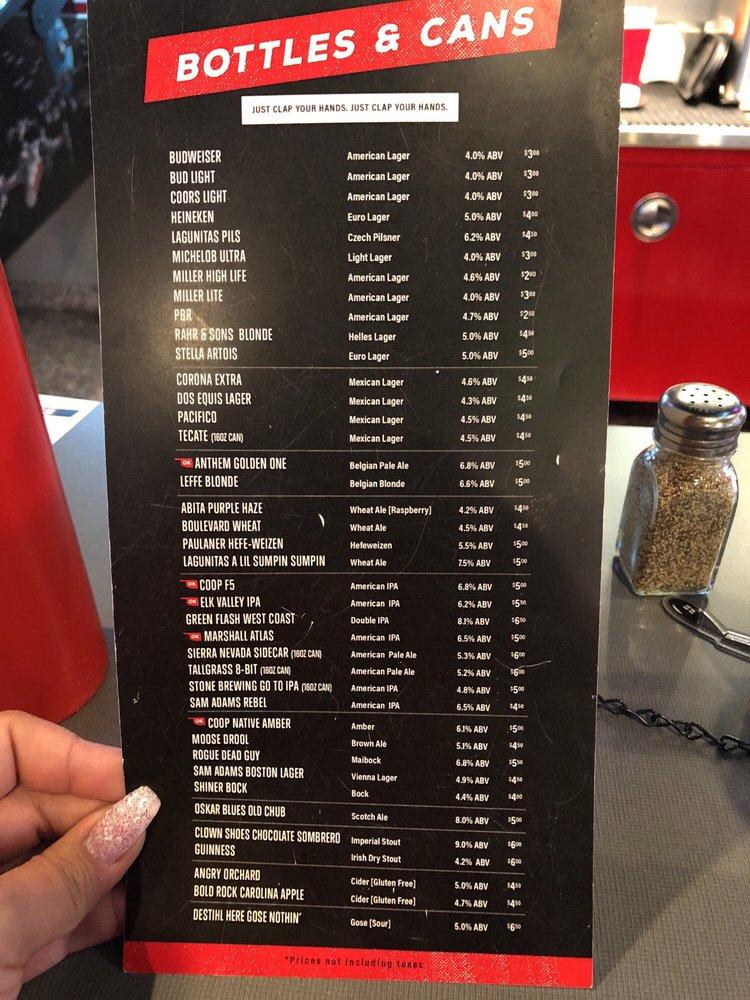 Menu at Smitty's Garage Burgers and Beer pub & bar, Owasso