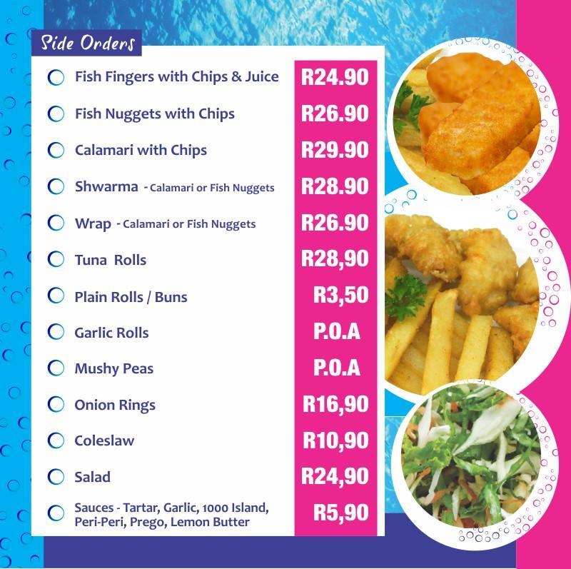 Menu at Ocean Delight restaurant, New Germany