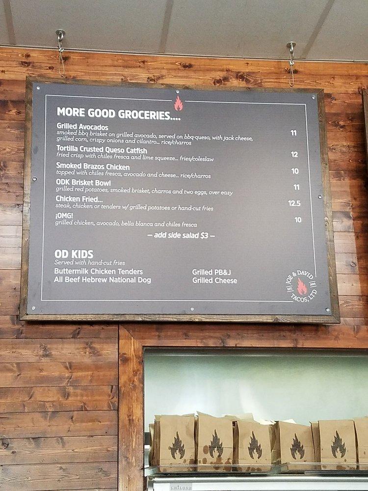 Menu at Oscar Delta Texas Kitchen restaurant, Forney