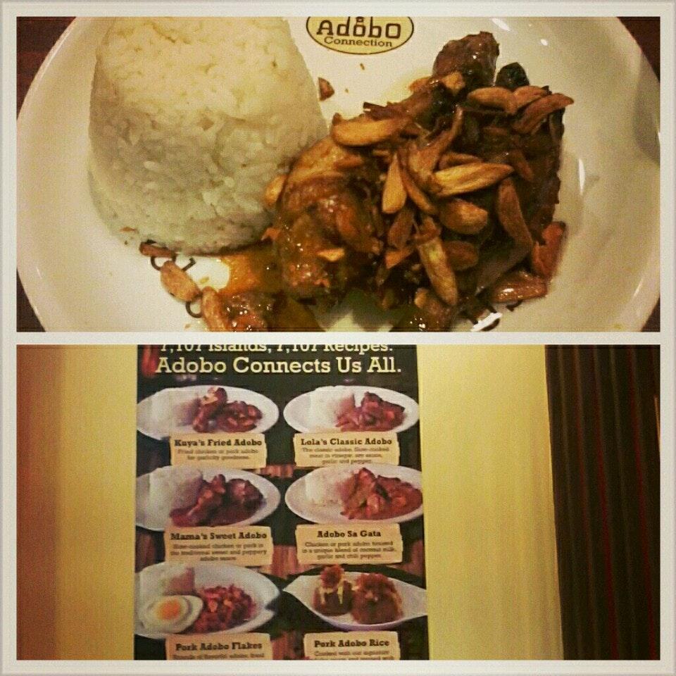 Menu at Adobo Connection restaurant, Lucena