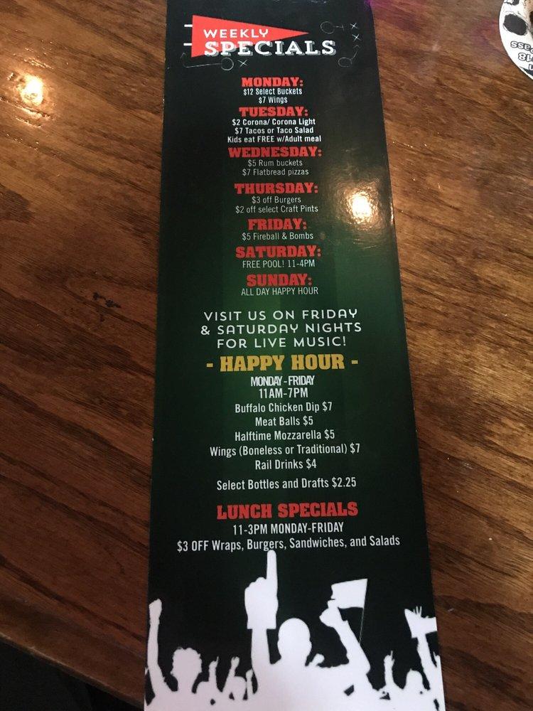 Menu at Sidelines Sports Bar & Grill, Glen Burnie