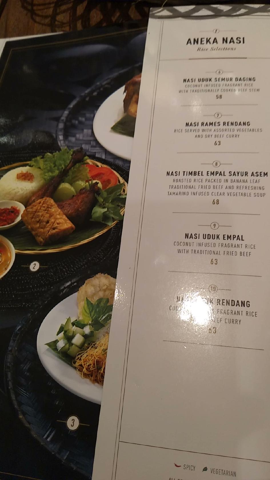 Menu at Kafe Betawi Pacific Place Mall cafe, South Jakarta, Pacific ...
