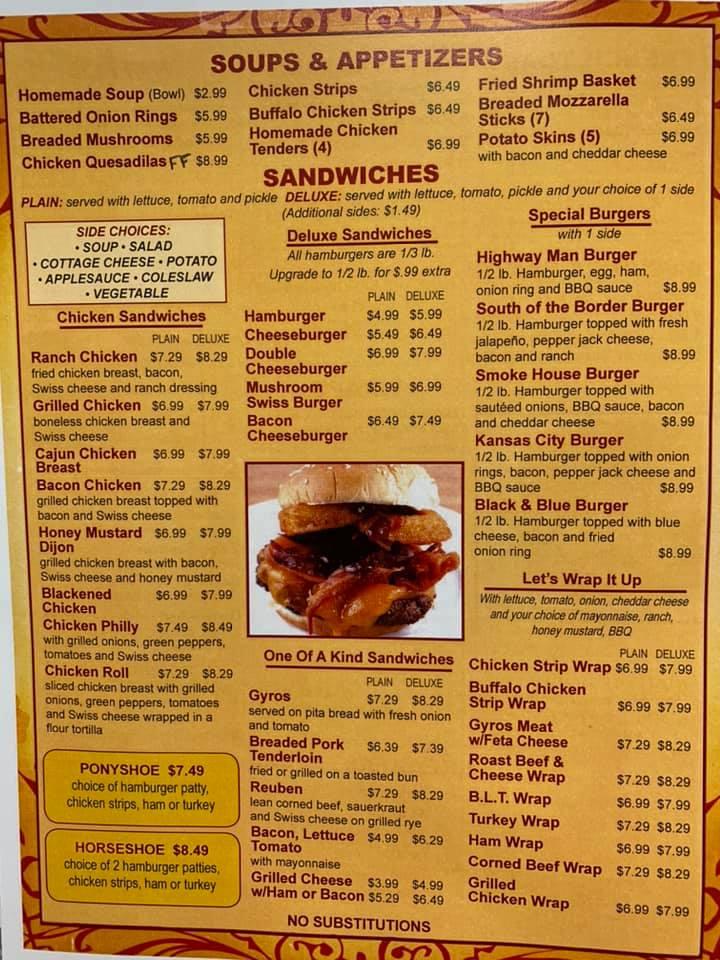 Menu at Round Table Family Restaurant, Godfrey, Godfrey Rd b