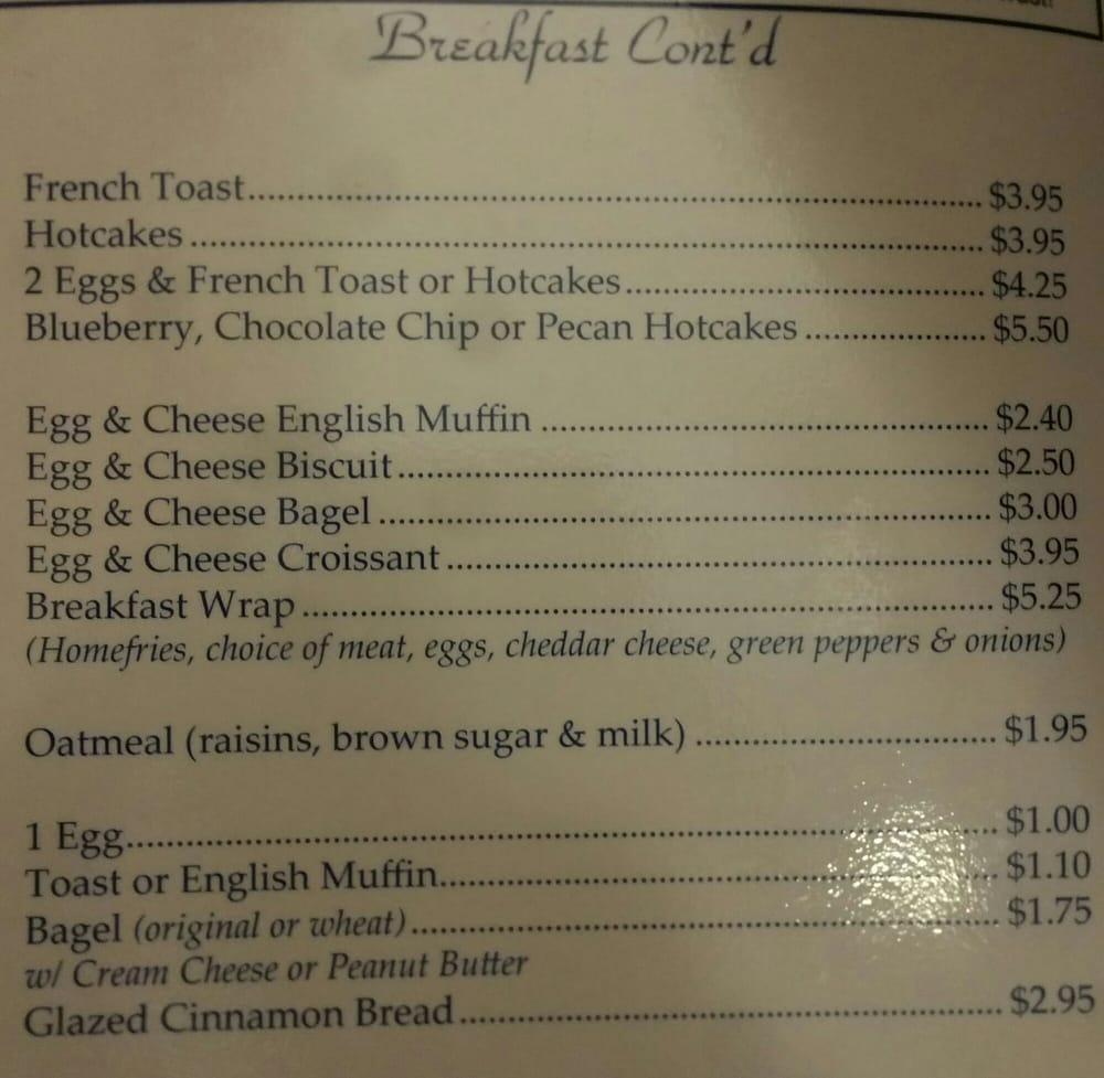 Menu at Michael's Restaurant, New Philadelphia