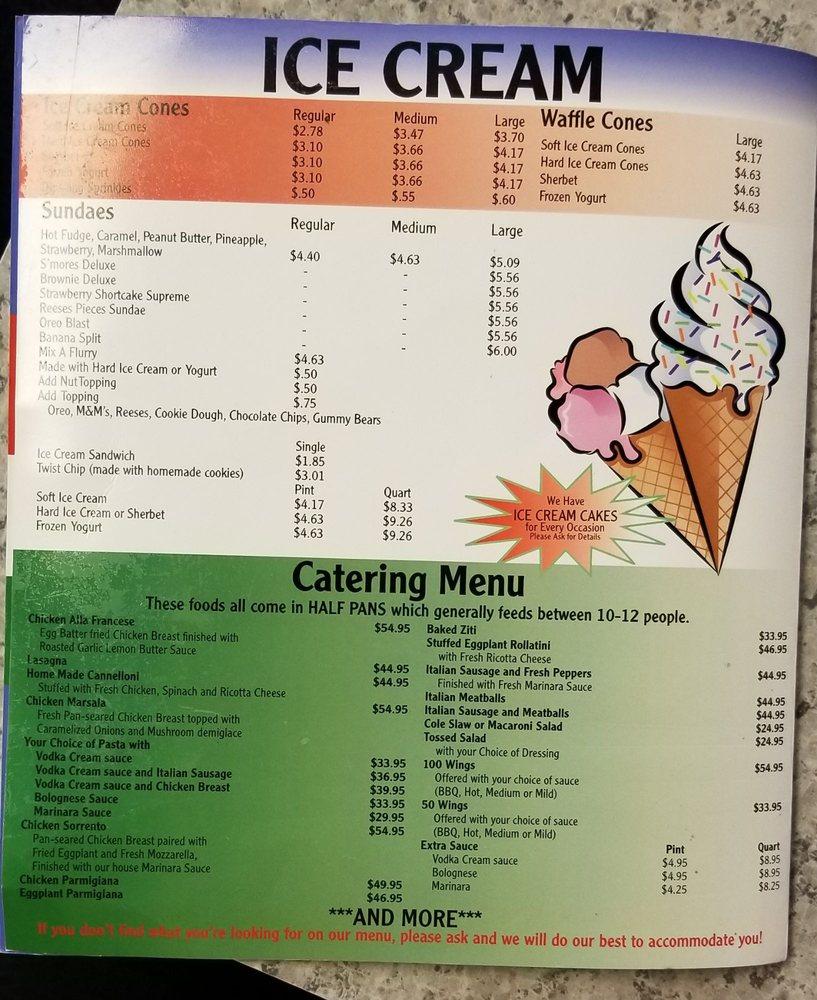 Menu at Franks restaurant, Newtonville