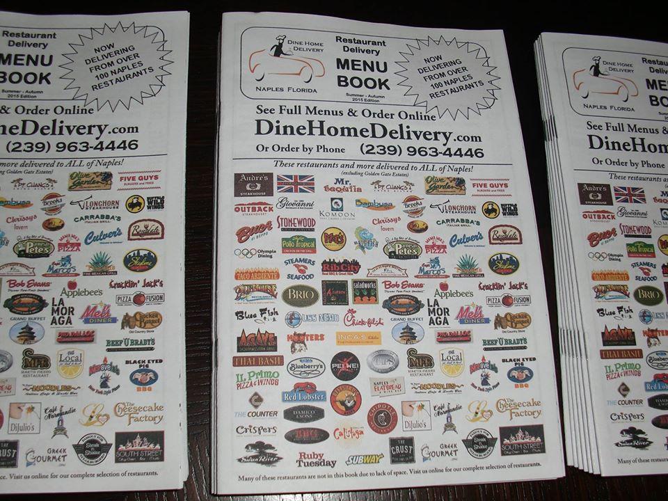 Menu at Dine Home Delivery, North Naples