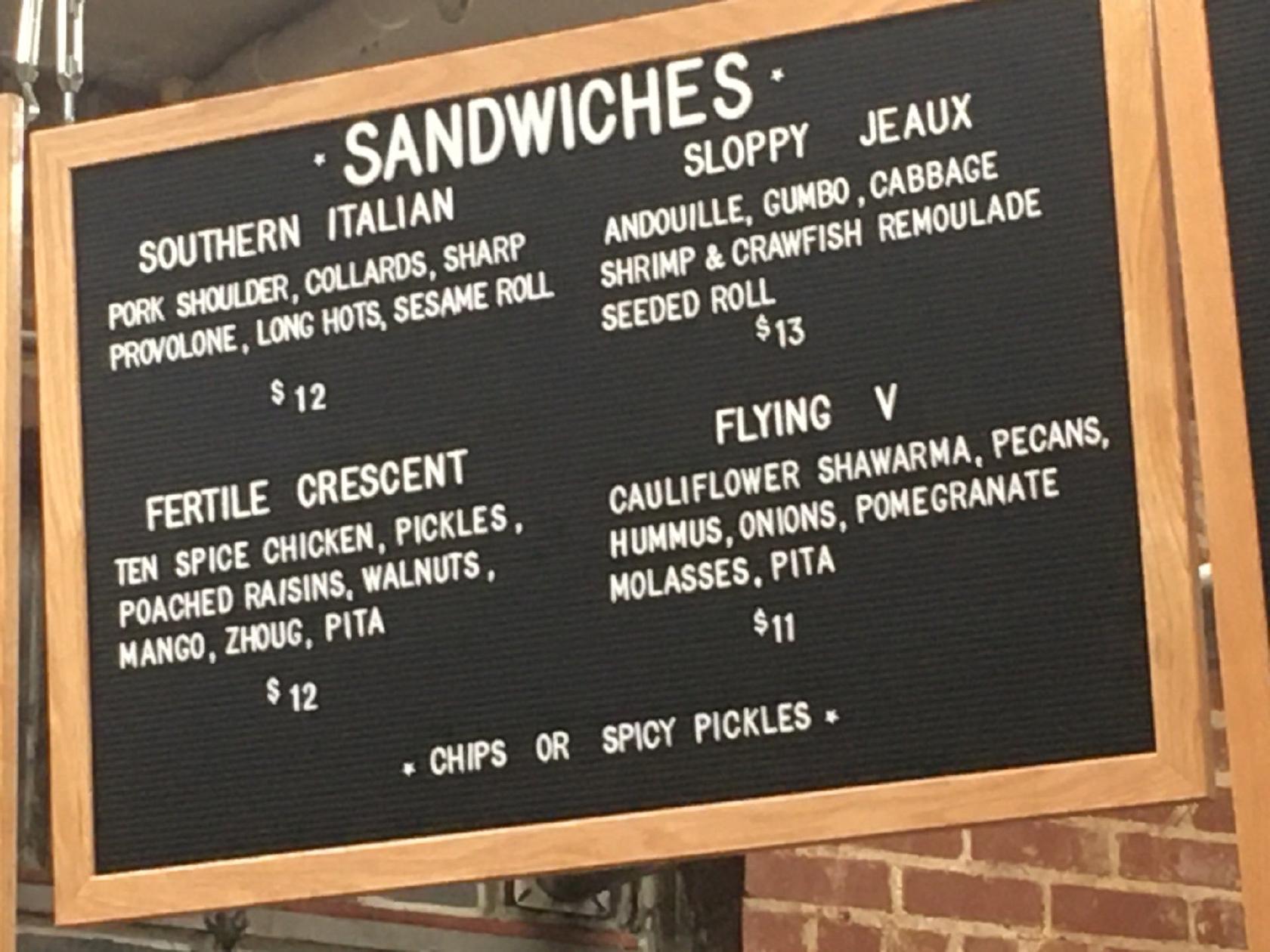 Menu at Firewall Food Stop pizzeria, Atlanta