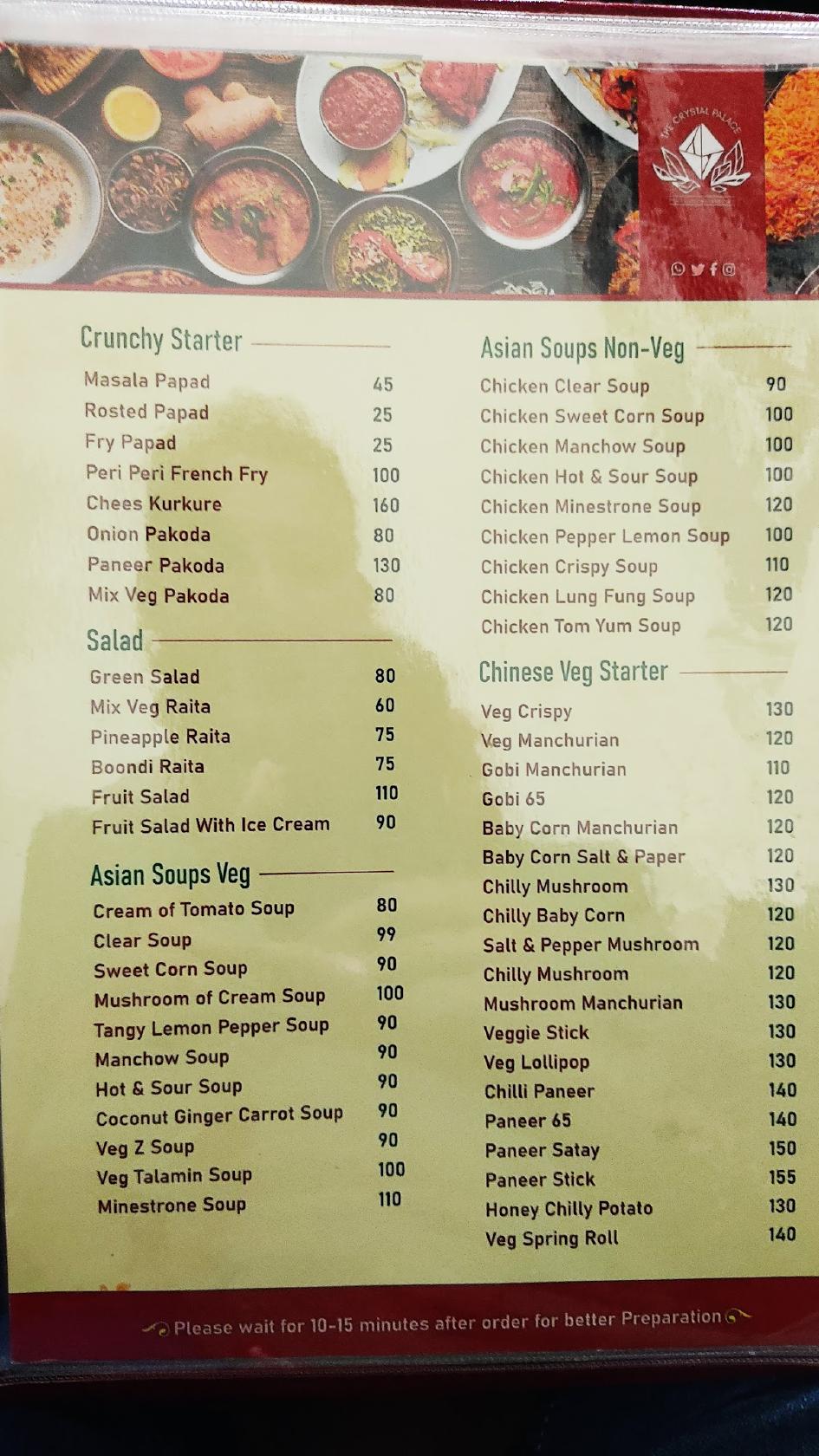 Menu at Ruchi's, Multi-cuisine Restaurant, Vijayapura