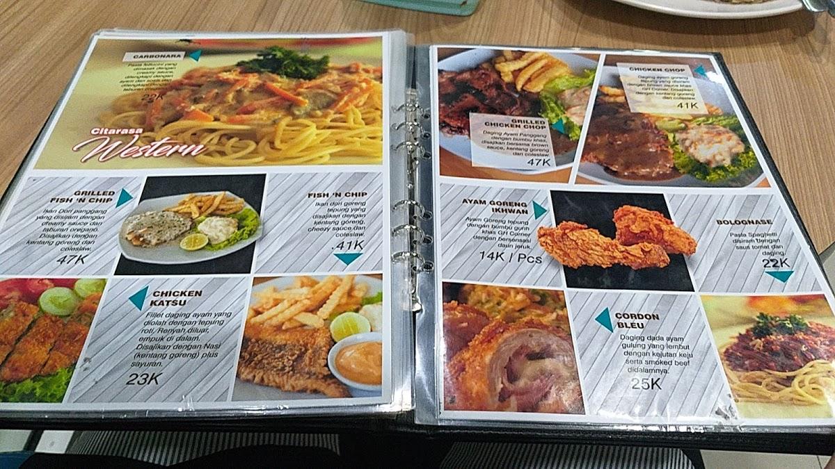 Menu at GH Corner restaurant, Pekanbaru, Jl. Bandara SSK II