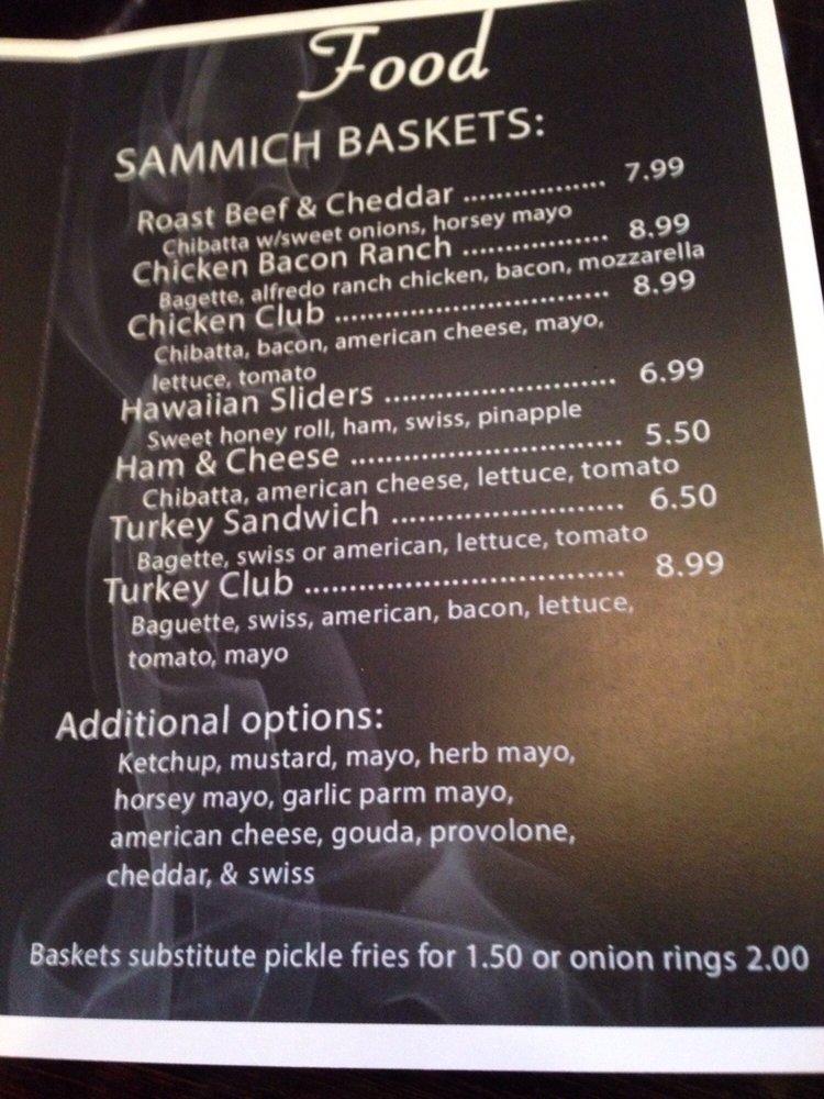 Menu at Blind Pig pub & bar, Lafayette