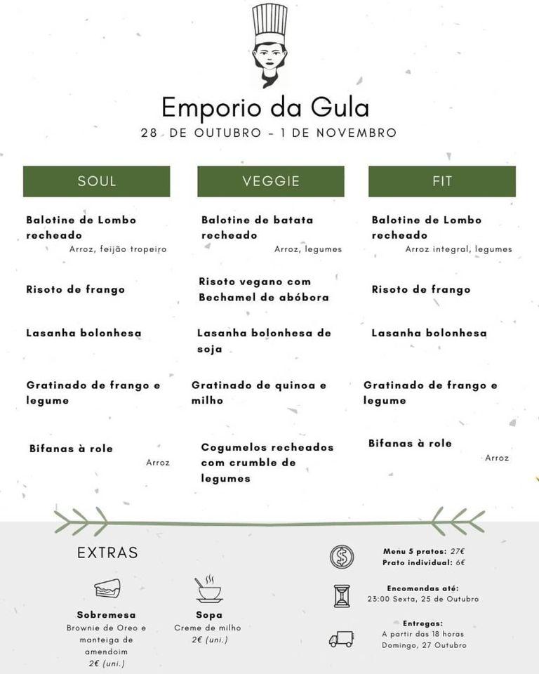 Menu em Empório Da Gula restaurante, Coimbra
