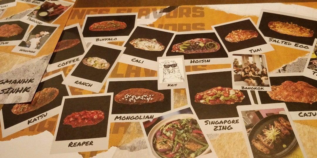 Menu at Wingman Wan Chai restaurant, Hong Kong, G/F 33 Ship Street (Near