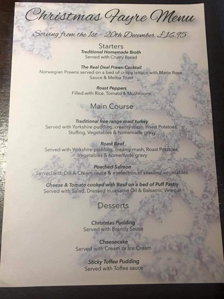 Menu at Park View Inn pub & bar, Gateshead