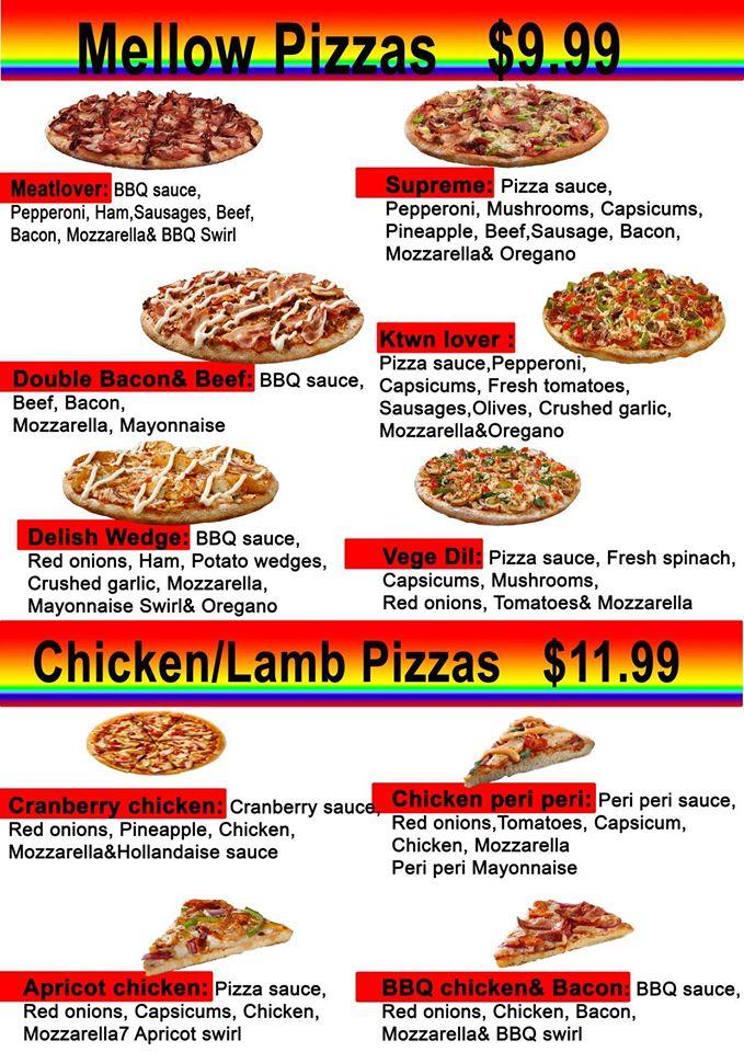 Menu at Delish Pizza Kawerau pizzeria, Kawerau