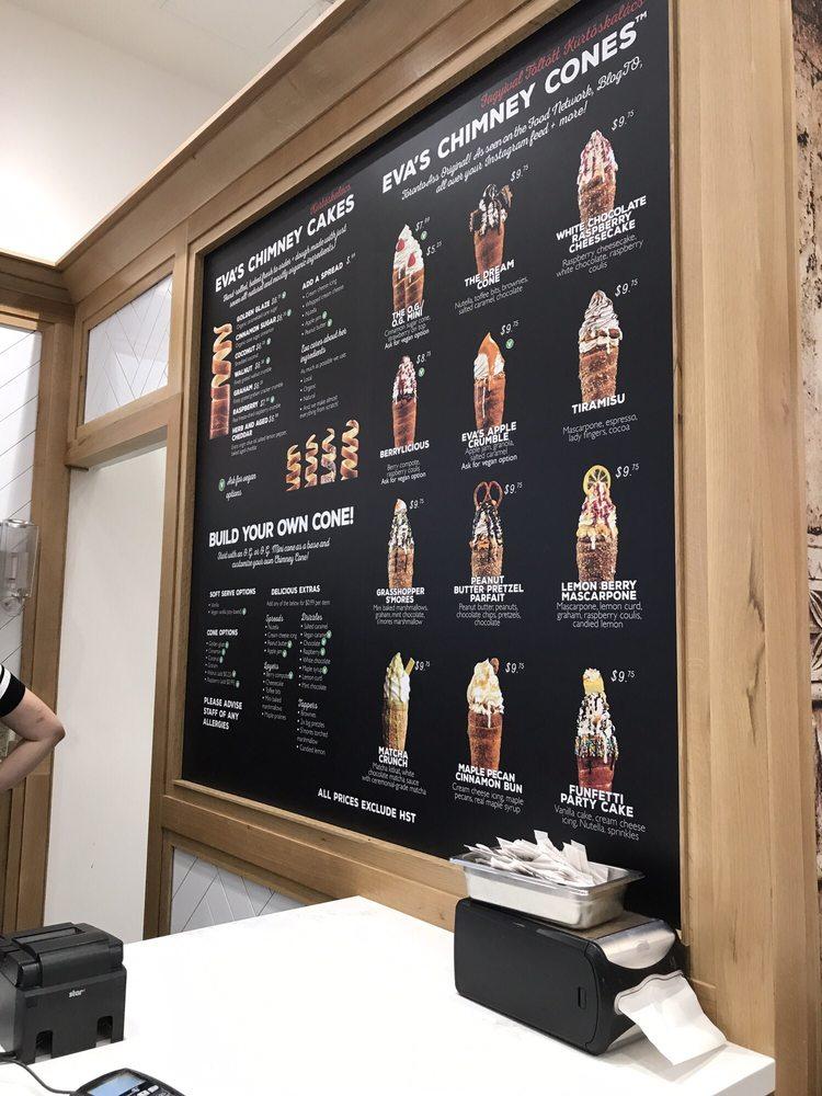 Menu at Eva's Original Chimneys (Entrance #4-Opening May 1, 2022 ...