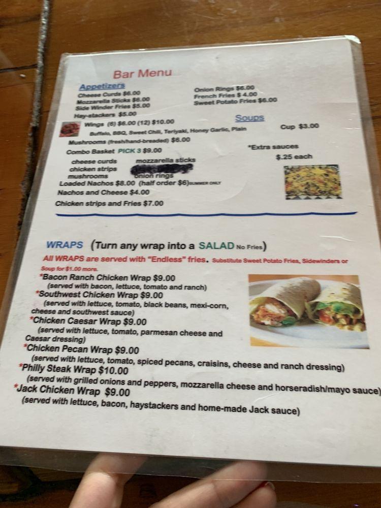 Menu at Charlie's Lake Metonga Resort Restaurant, Crandon, E Lakeview St