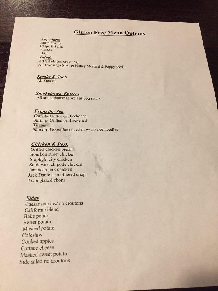 Menu at Half Moon Restaurant & Brewery, Kokomo
