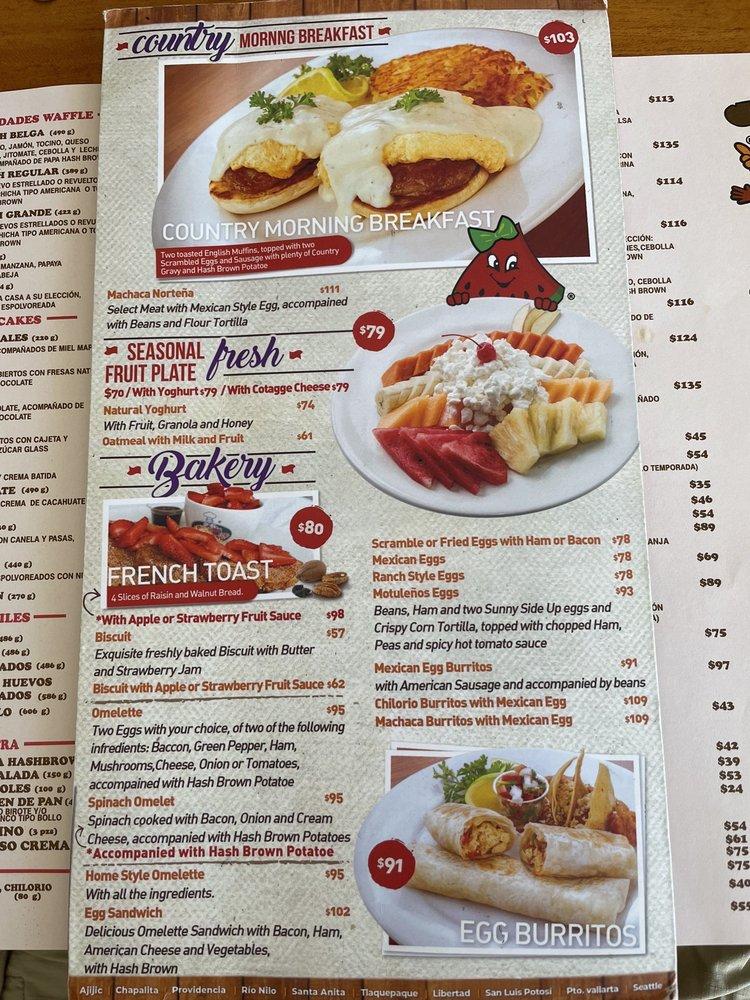 Carta del restaurante La Casa Del Waffle - Puerto Vallarta, Puerto ...