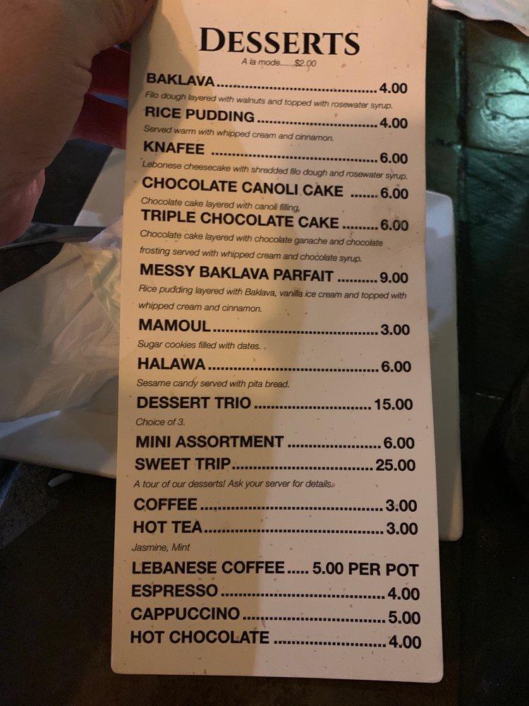 Menu at The Grapevine restaurant, New Hartford, 120 Genesee St
