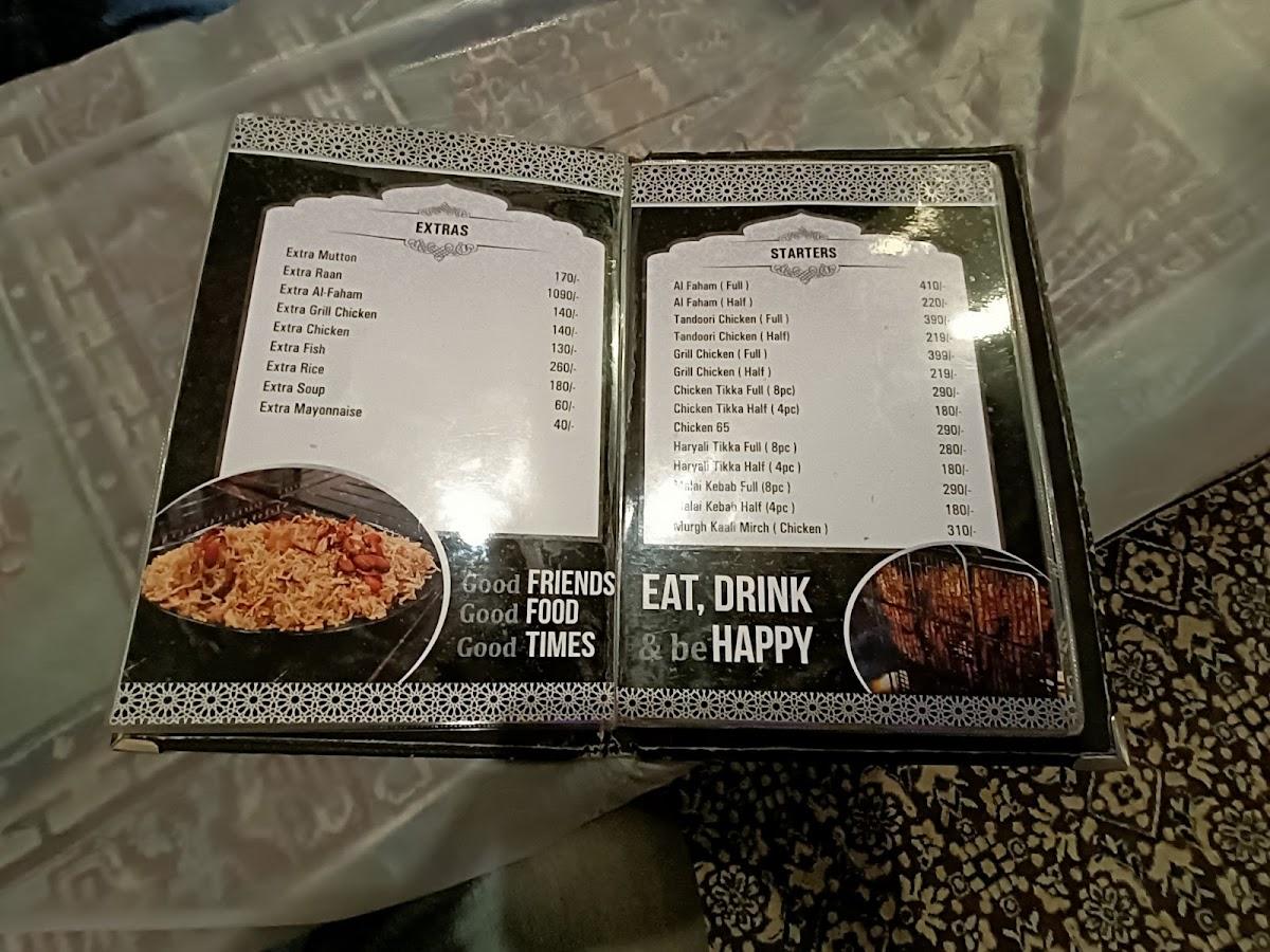 Menu at Al Zara Mandi Arabian Restaurant, Bengaluru, 147