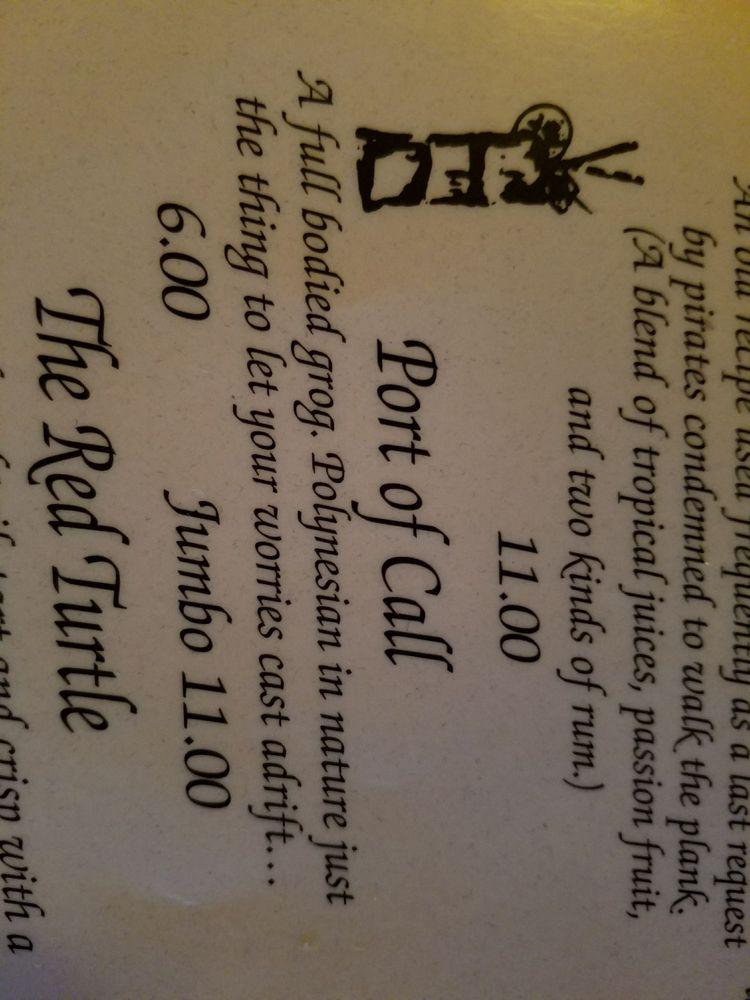 Menu at Port of Call pub & bar, New Orleans, 838 Esplanade Ave