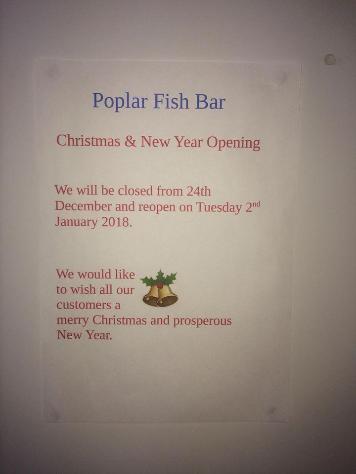 Menu at The Village Fish Bar, Preston
