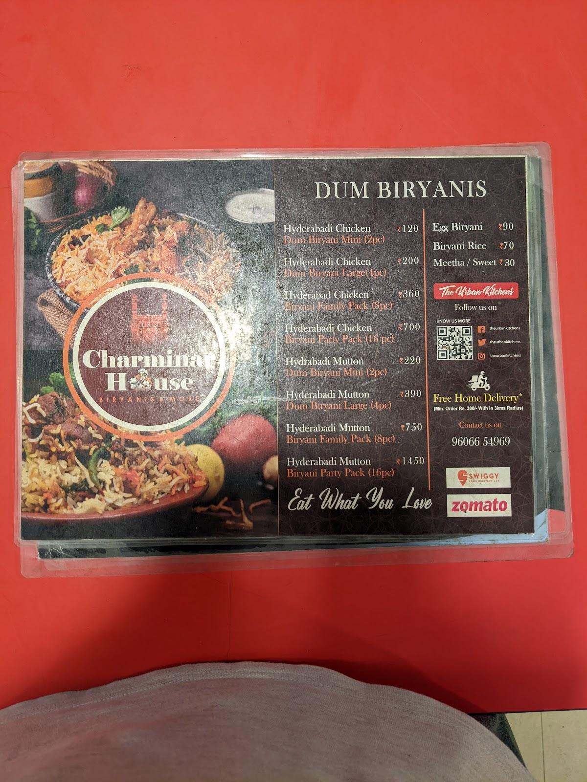 Menu at The Urban Kitchens, Bengaluru