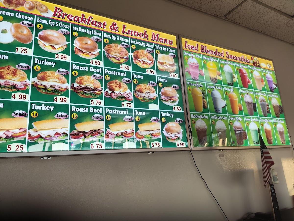 Menu at Rainbow Donuts, Riverside, 3758 La Sierra Ave