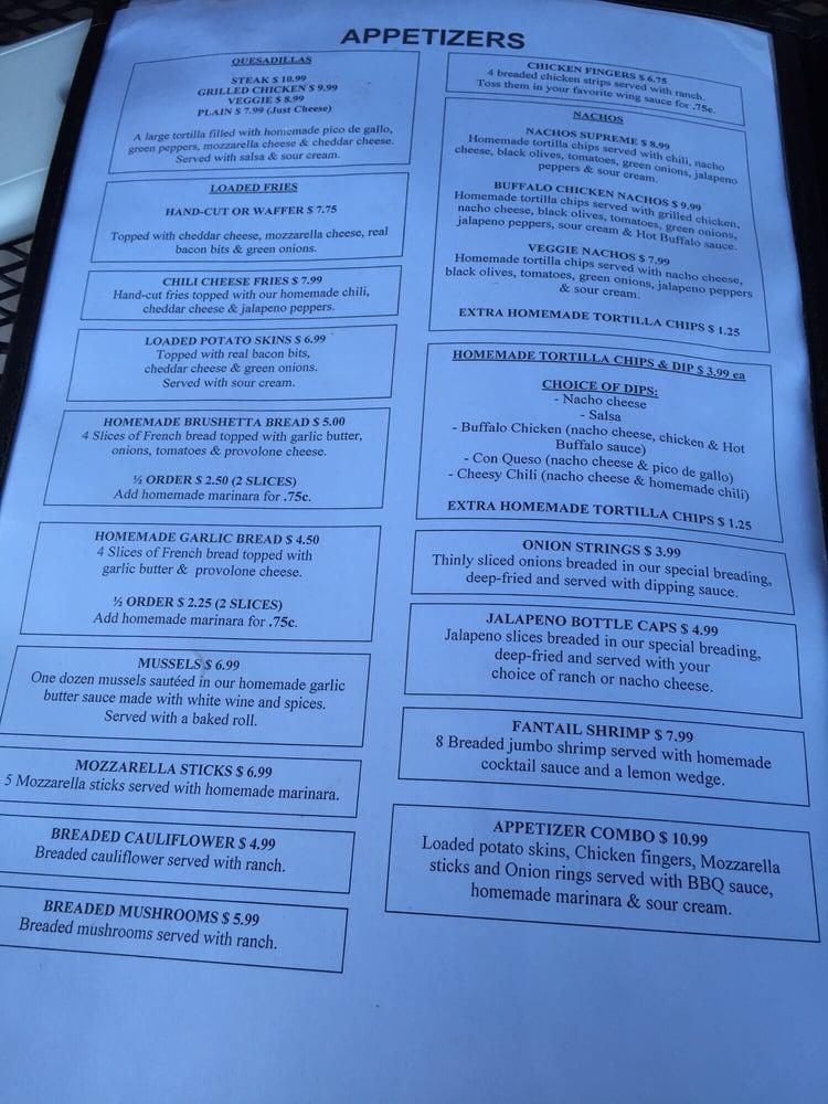 Menu at Characters Sports Bar & Grill, Cleveland, Brookpark Rd