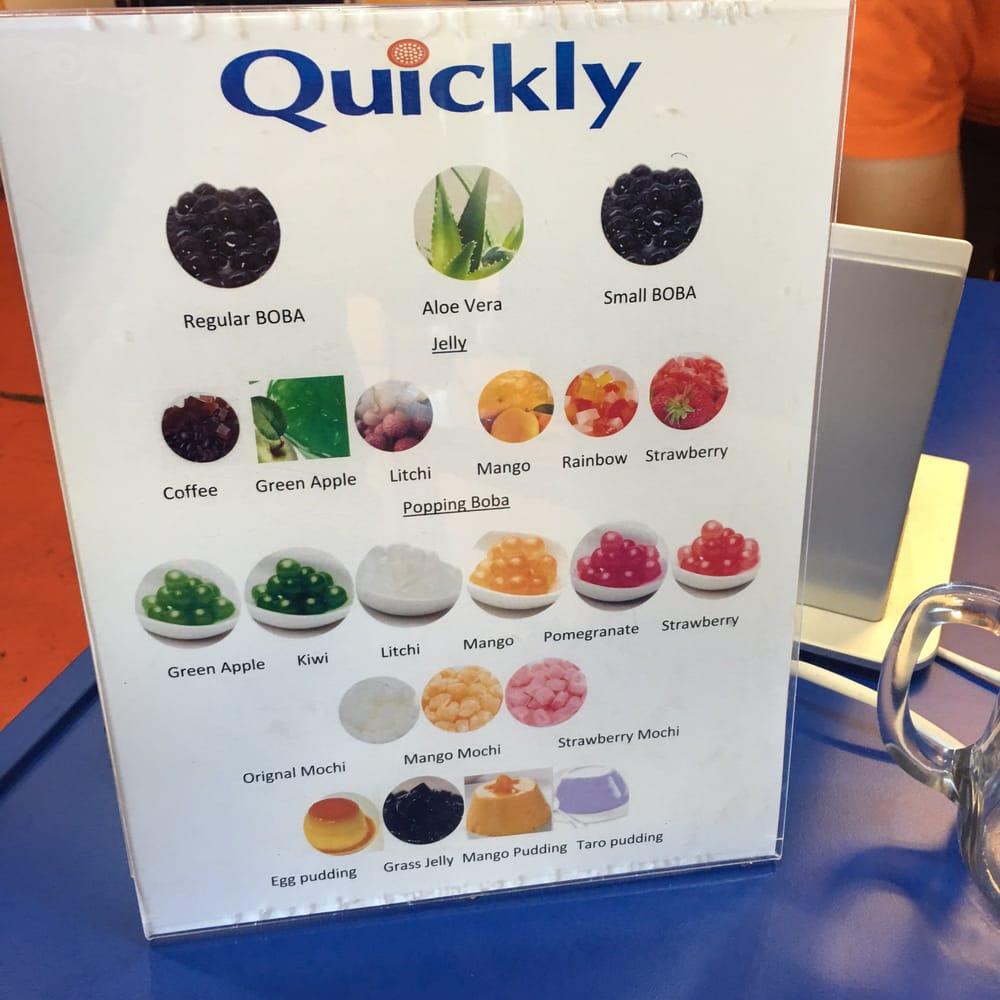 Menu at Quickly Asian Fusion Cafe, D'Iberville