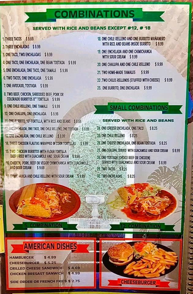 Menu at Best Burrito restaurant, Harrisonville