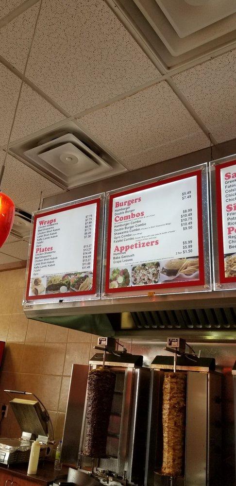 Menu at Shawarma Stop restaurant, Markham