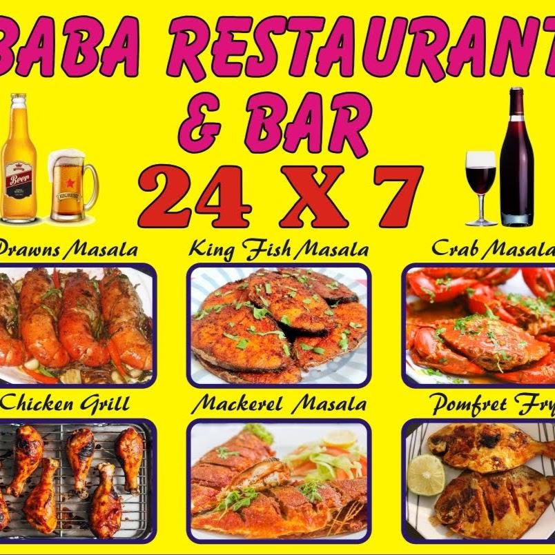 Menu at Baba Bar Restaurant, Arpora