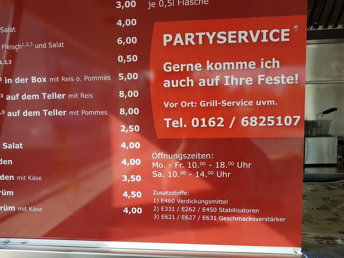 Menu at Musti's Imbiss pub & bar, Vohburg