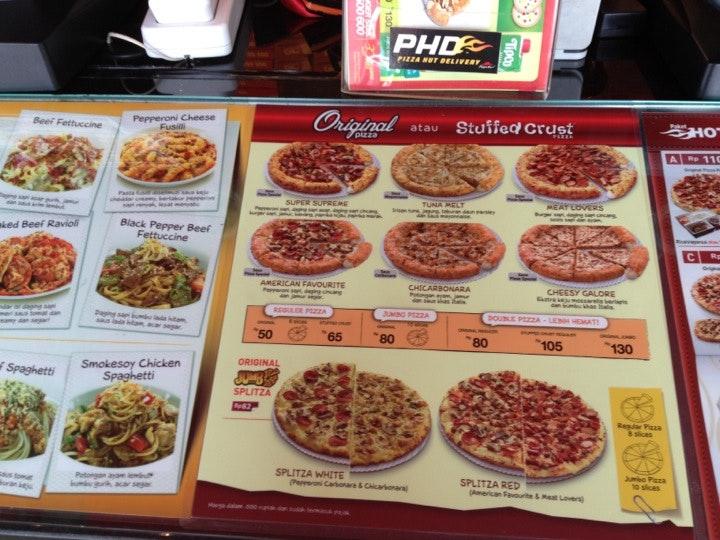 Menu at Pizza Hut Delivery - PHD Indonesia pizzeria, Bogor, Jalan KH ...
