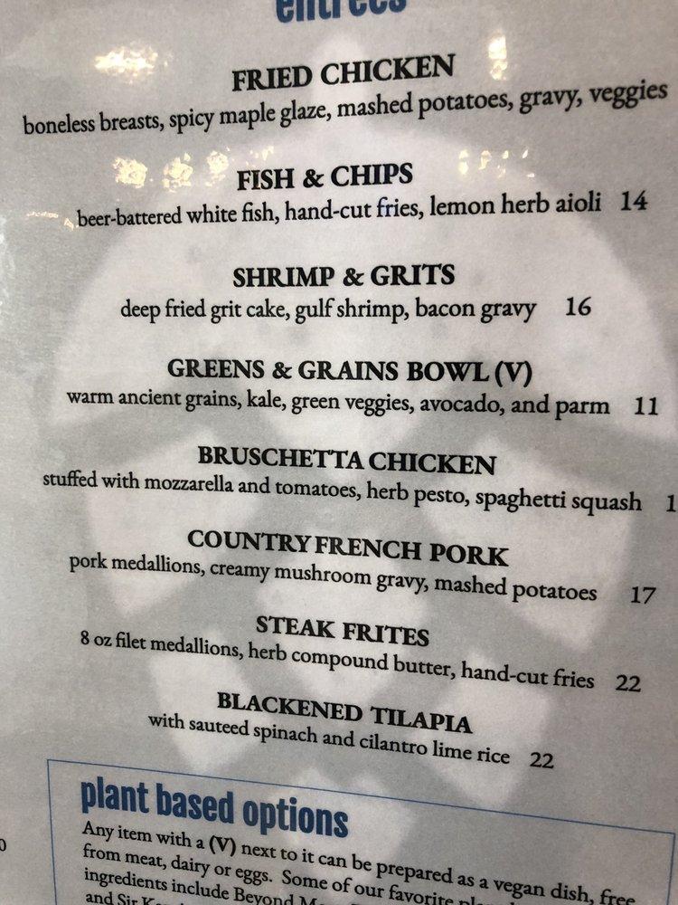 Menu at Hop & Vine restaurant, San Antonio
