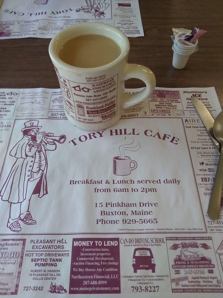 Menu at Tory Hill Cafe, Buxton