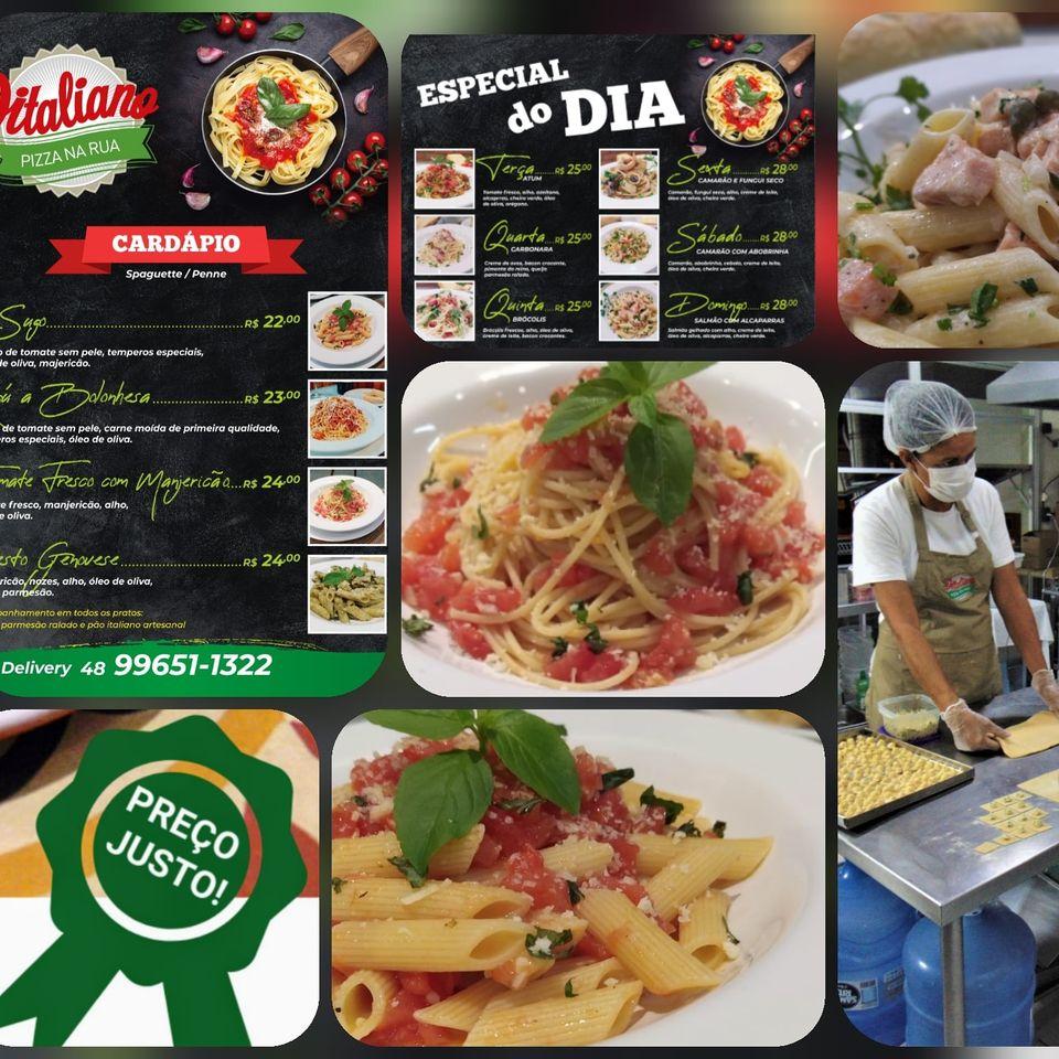 Menu at O Italiano Italian food restaurant, Florianópolis