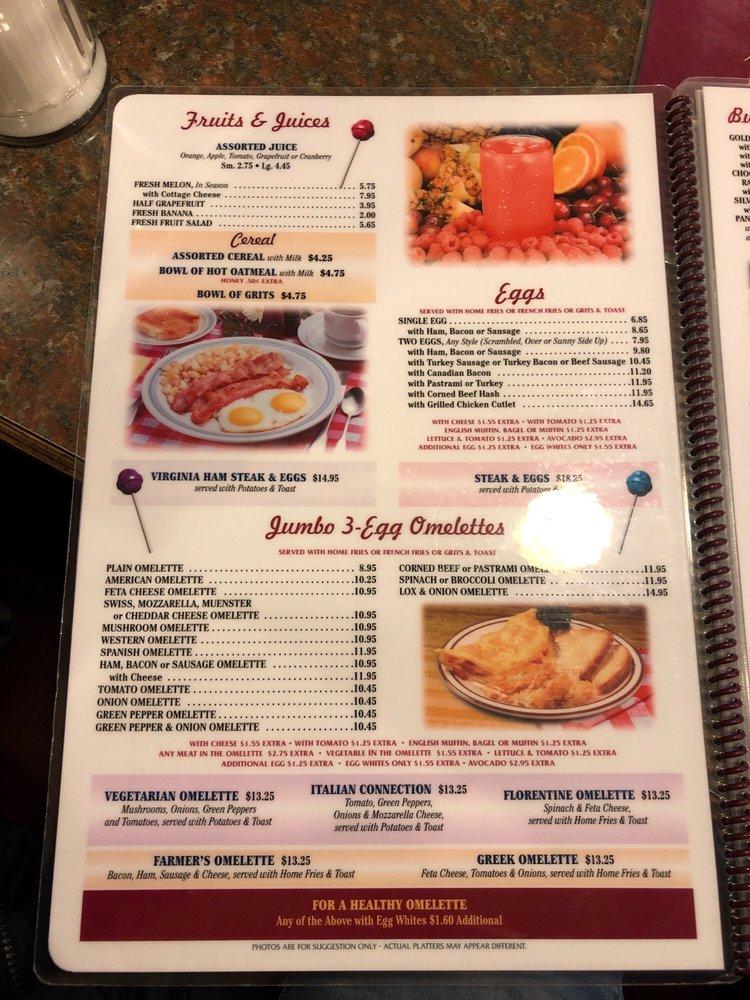 Menu at Lollipops Diner restaurant, New York City, 153-31 Cross Island Pkwy