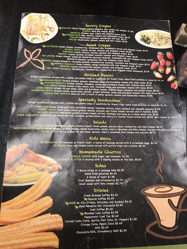 Menu at Caramelo Cafe, La Puente, Amar Rd